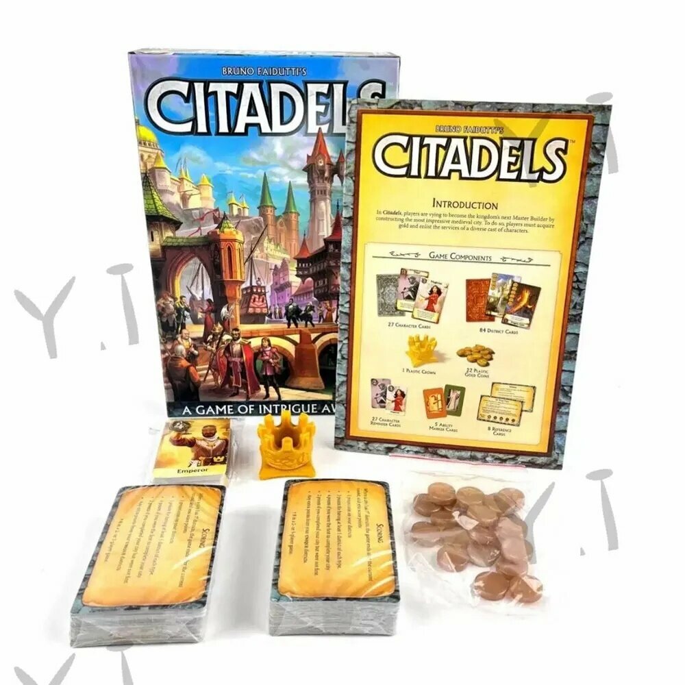 Цитадели: Классическое переработанное издание настольной игры для 2-8 игроков, Возраст от 10 лет, Время игры 30-60 минут, Развивающая игра