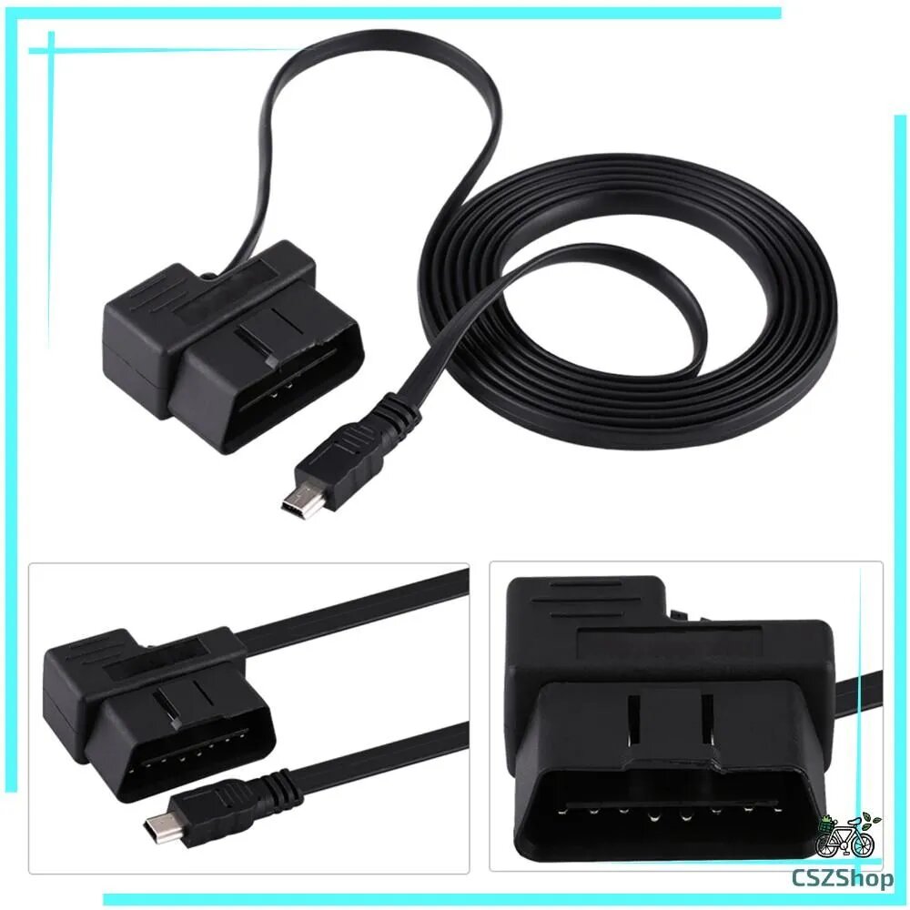 Кабель-адаптер OBDII-Mini USB 180 см