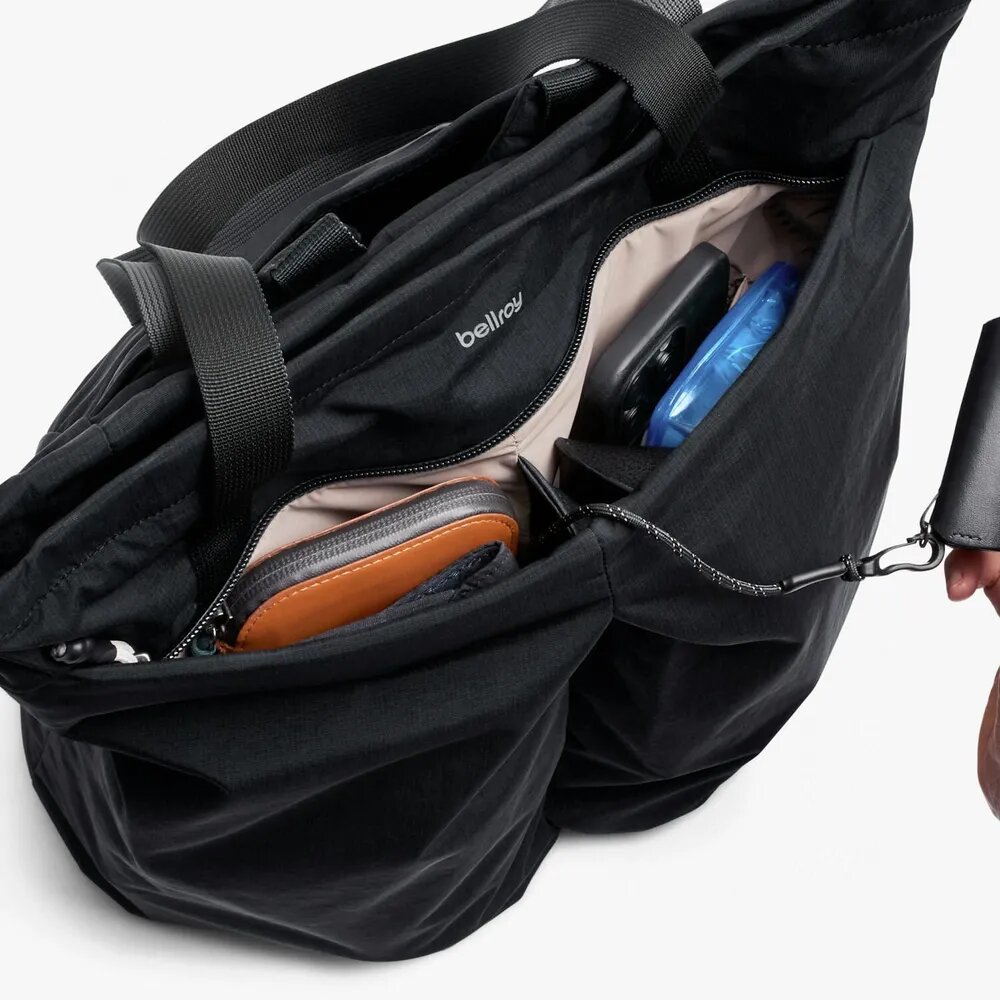 Сумка Bellroy Lite Totepack, водоотталкивающий нейлон, 30x15x37 см, женская/мужская, оранжевая — фото 1