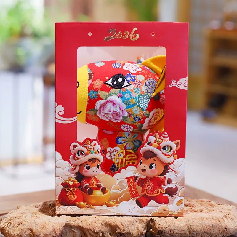 Красная роза мягкая игрушка-подвеска, подарок к Китайскому Новому Году, мягкая ручная работа из ткани, 25 см