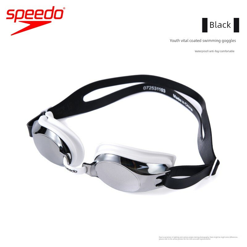 Speedo Biofuse Cloud 2.0 Юношеские плавательные очки с антизапотеванием, УФ-защитой, прозрачной линзой, покрытием, цвет