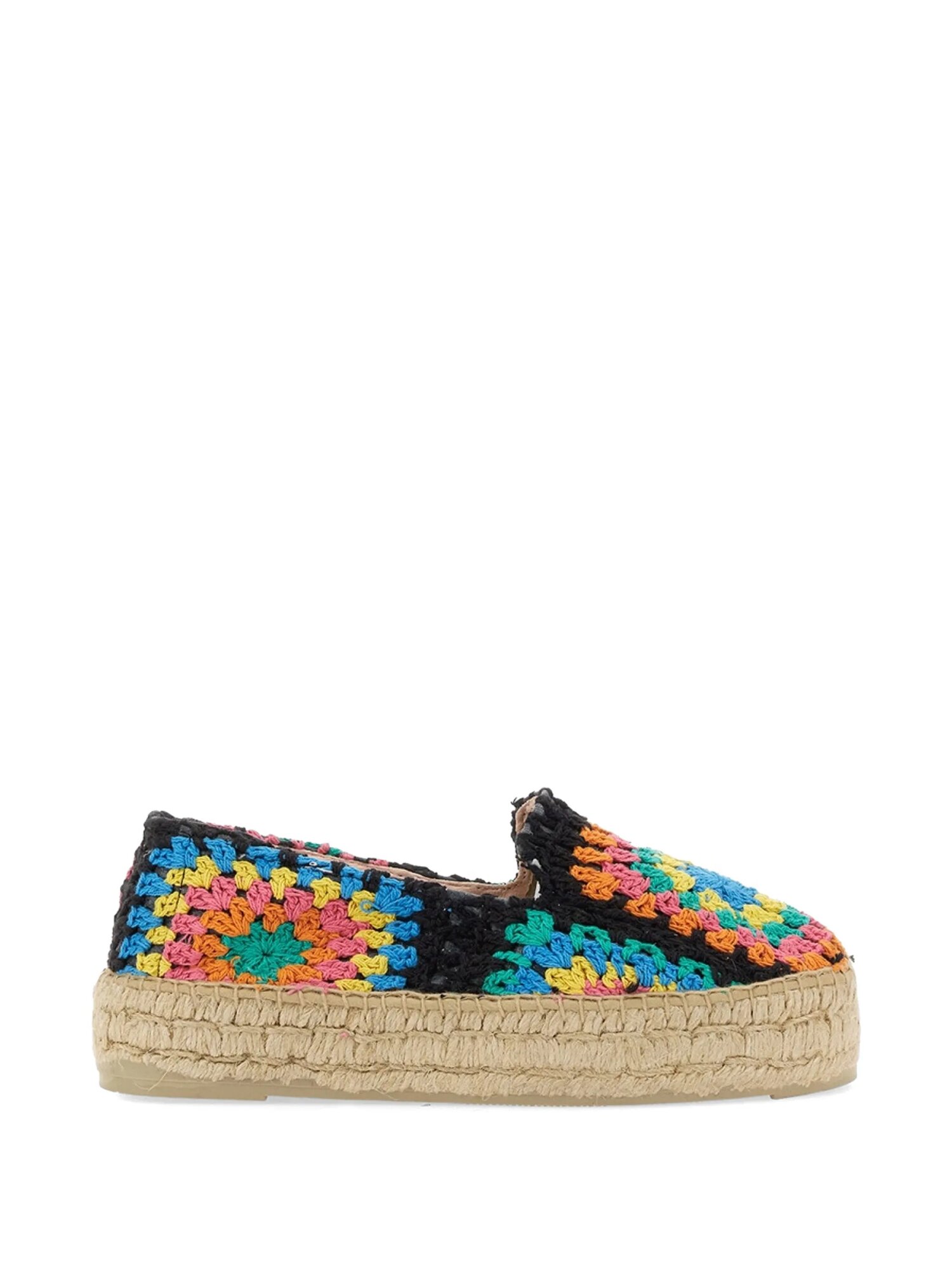 Эспадрильи Multicolour crochet espadrilles
