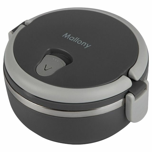 Термоконтейнер Mallony "Semplice" 0.6 л, для вторых блюд, широкое горло, пластик/нерж. сталь