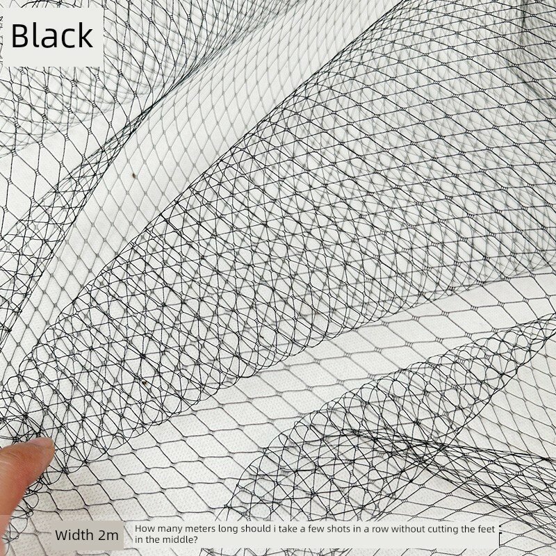 Большая сетчатая ткань в форме ромба, ручной работы, для рукоделия, прозрачная, для создания шляп, одежды,