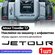 Эмблема для автомобиля Jetour Traveller T2, шильдик, металл, черный матовый