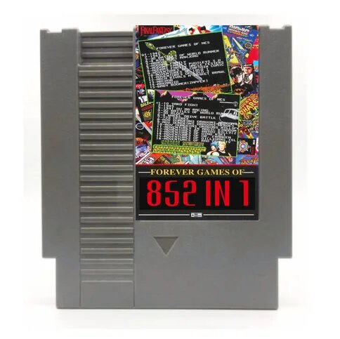 Игровой картридж NES 852 в 1, серый