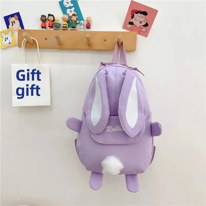 Детский рюкзак кролик, фиолетовый, TD-3313purple