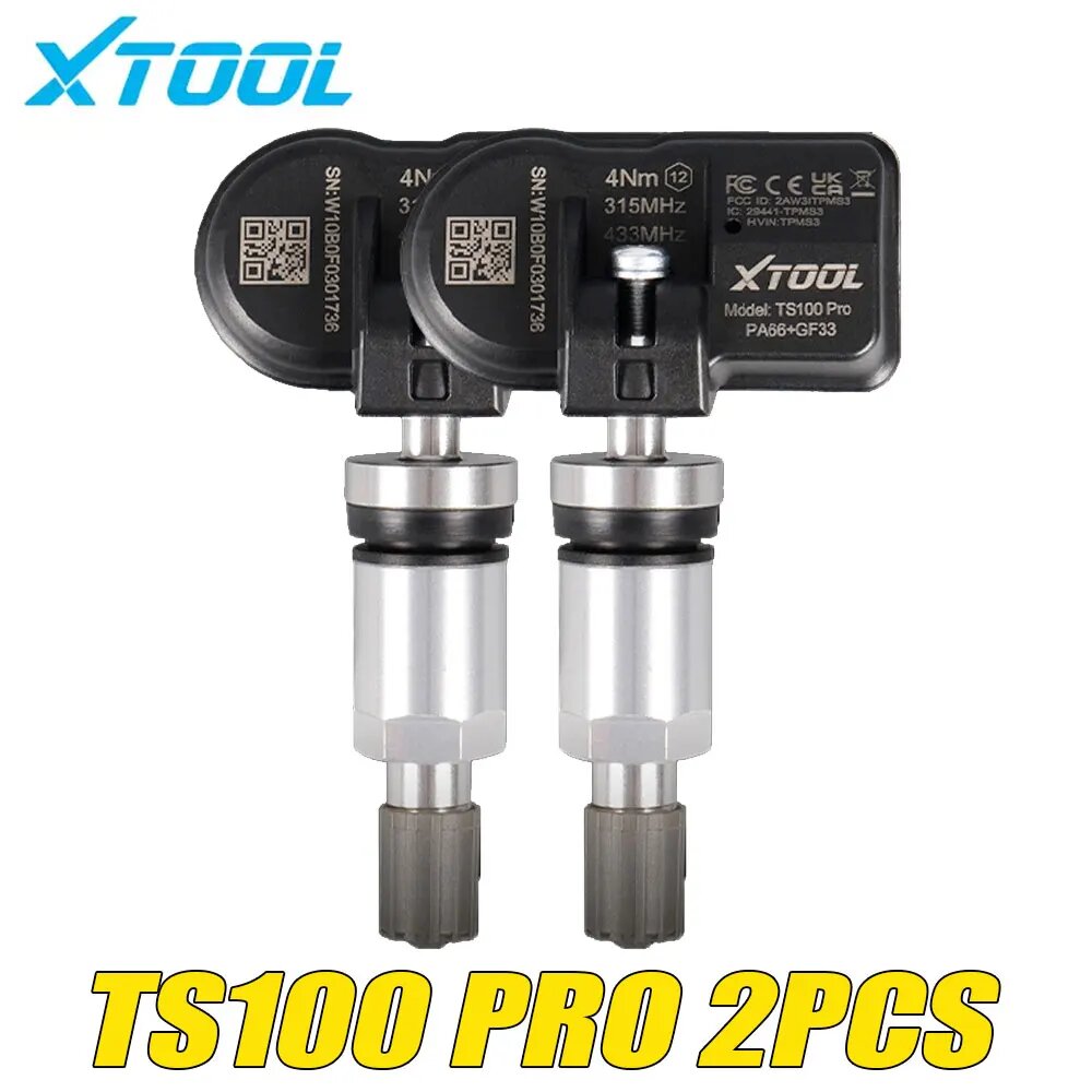 XTOOL TS100 PRO Датчики TPMS 315/433 МГц, 2шт