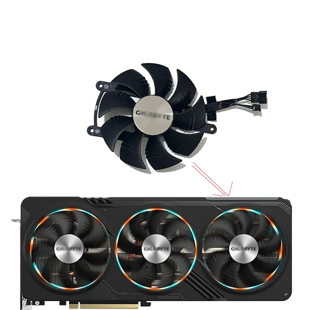 Вентилятор Gigabyte RTX 4070 GAMING OC, FAN-1PCS