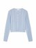 Кардиган Loveshackfancy Open-work cardigan, размер XS, blue
