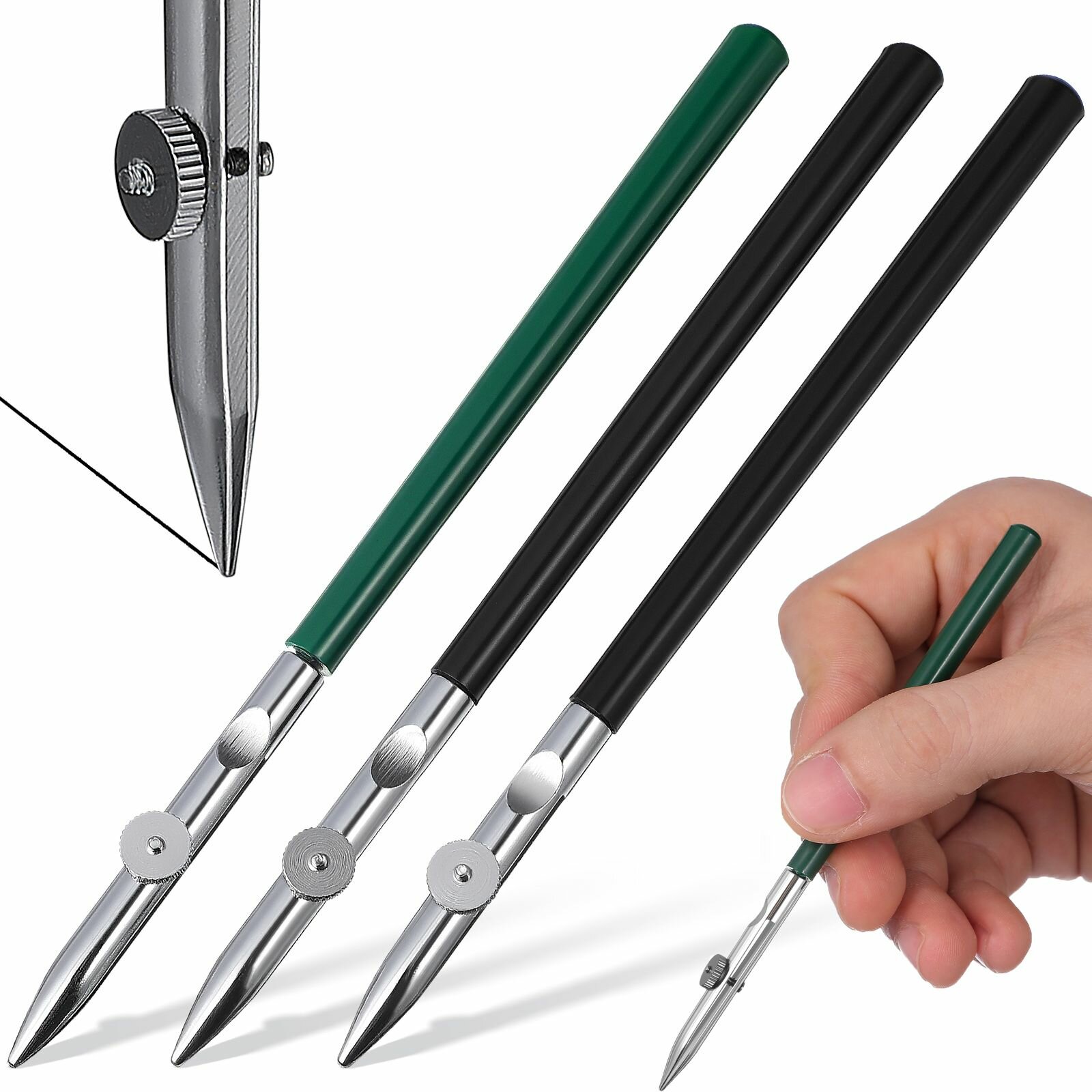 Три Регулируемых Пера Для Чертежей И Маскирующей Жидкости 13.00X0.70X0.60Cm