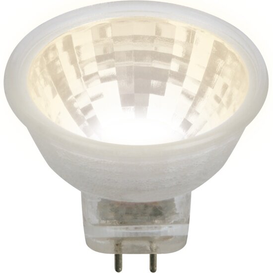 Светодиодная лампа Uniel LED-MR11-3W/WW/GU4/220V GLZ21TR 220V