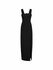 Платье PATRICK ASSARAF Floral appliqué split dress, размер 10