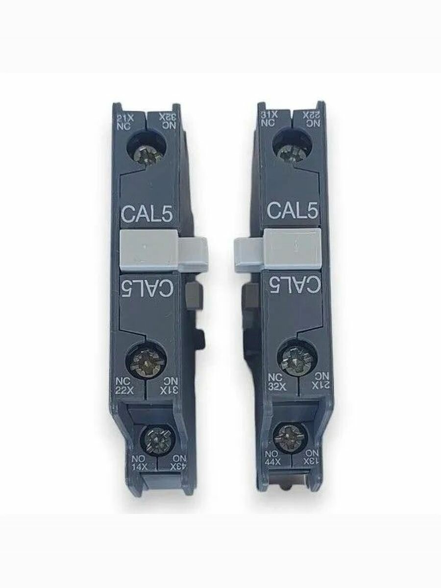 Контактный блок (2шт.) ABB CAL5-11 1НО+1НЗ боковой для UA16. UA75 1SBN010020R1011