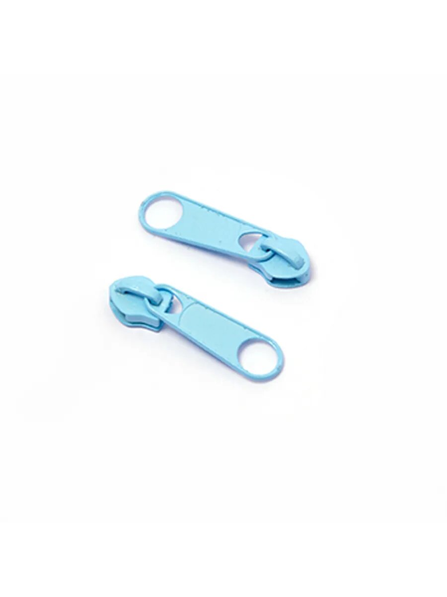 Замок для молнии без фиксатора тип5 цв. F183 голубой уп.200шт