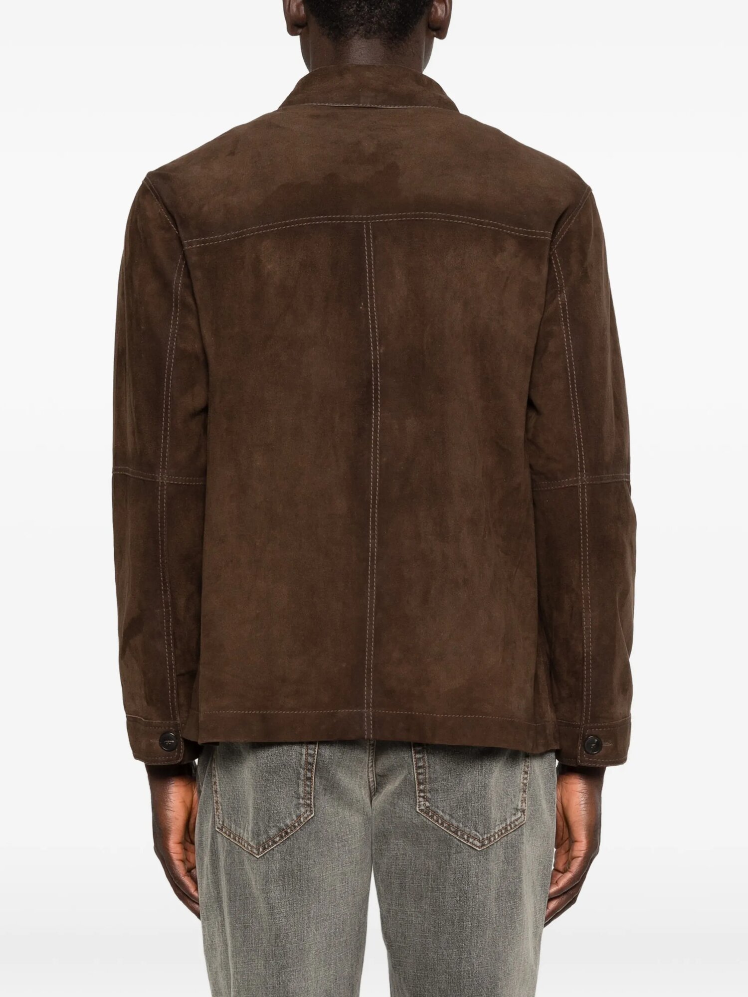 Куртка LEATHER AUTHORITY Elliott pocket leather jacket, размер 54, коричневый — фото 1