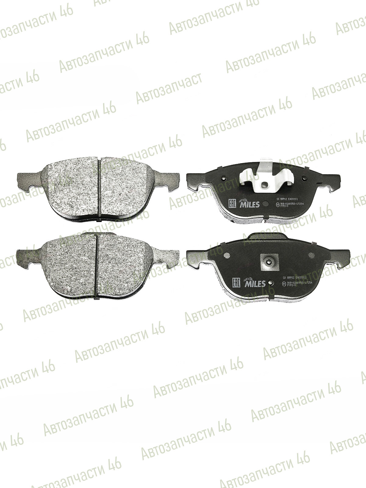 Колодки передние Форд Фокус 2 Ford Focus 2 рест 2008-2011 Miles Бельгия 1809256