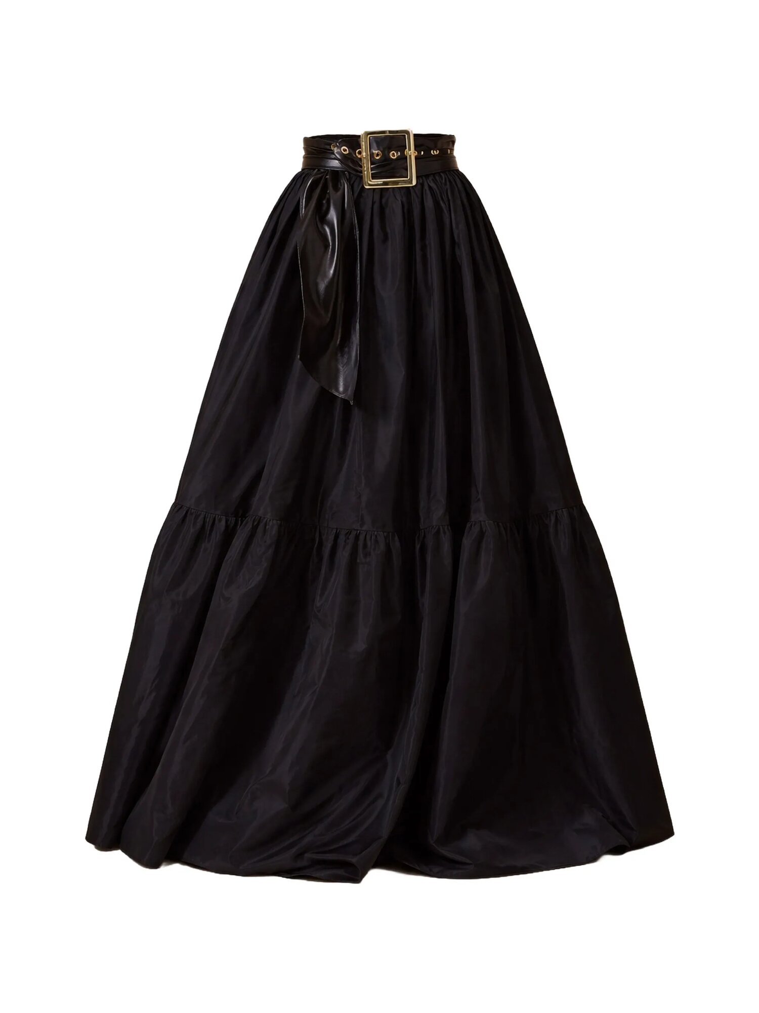 Юбка Tiered belted maxi skirt