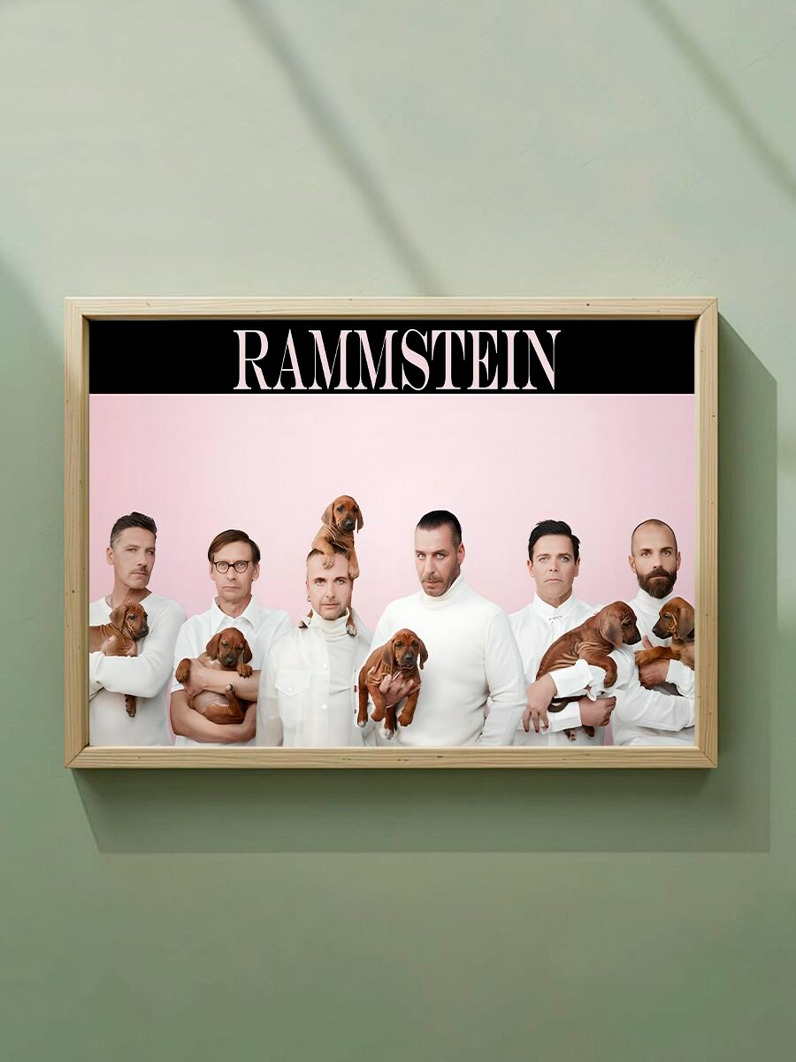 Постер, плакат на стену Rammstein группа Рамштайн (А3)