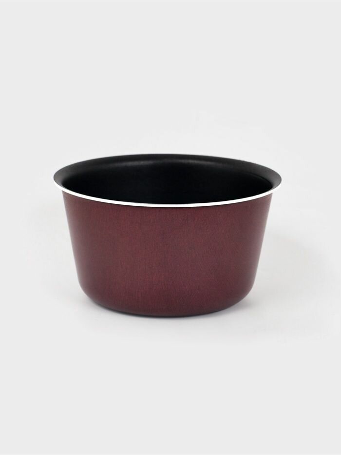 Форма для выпечки Sima-land Для куличей с антипригарным покрытием, бордовый цвет, диаметр 10 см