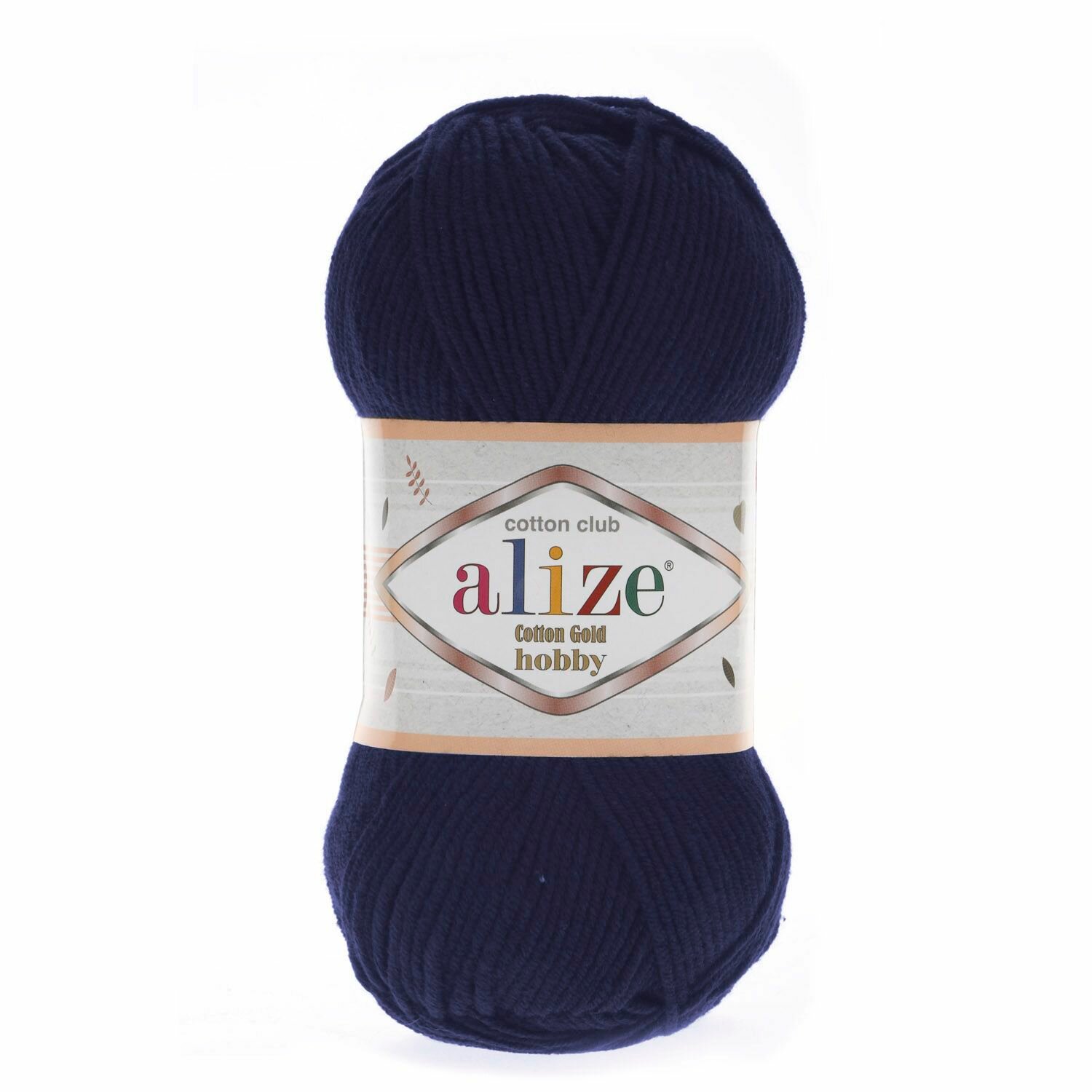 Пряжа Alize Cotton Gold Hobby 58 (5 мотков по 50г/165м) темно-синий