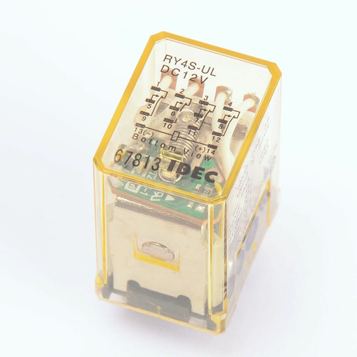 Реле электромагнитное IDEC RY4S-UL DC12V (015440)