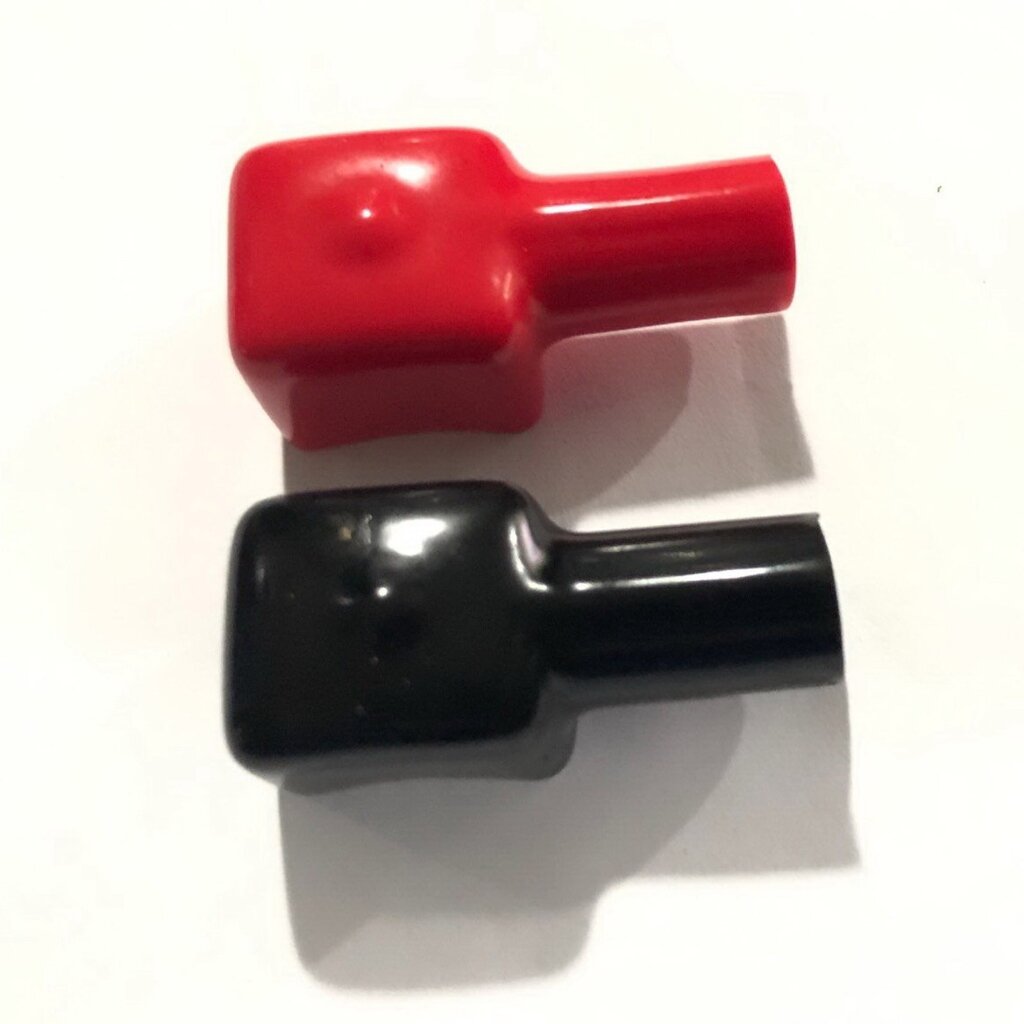 2x Крышки Отрицательных и положительных клемм автомобильного аккумулятора Колпачок Втулка Изолирующий протектор