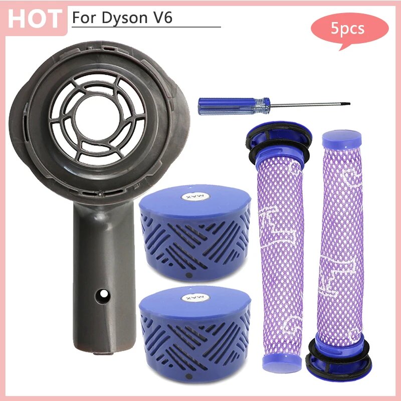 Для Dyson V6 DC58 DC59 DC61 DC62 DC74 пылесос мотор корпус задняя крышка Hepa фильтр бытовые аксессуары