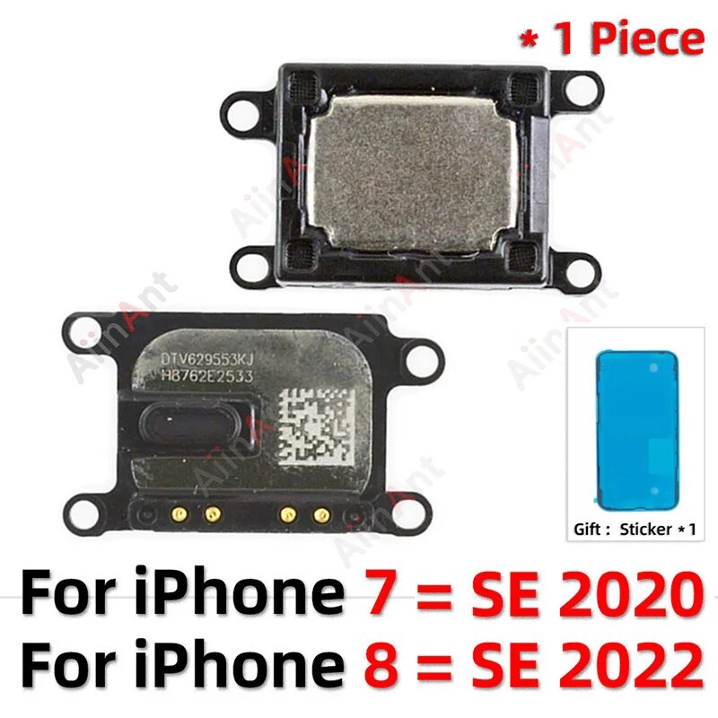 Водонепроницаемая наклейка + гибкая наклейка для iPhone 11 Pro X Xr Xs Max 7 8 Plus, верхний датчик приближения, наушник, динамик, гибкий кабель
