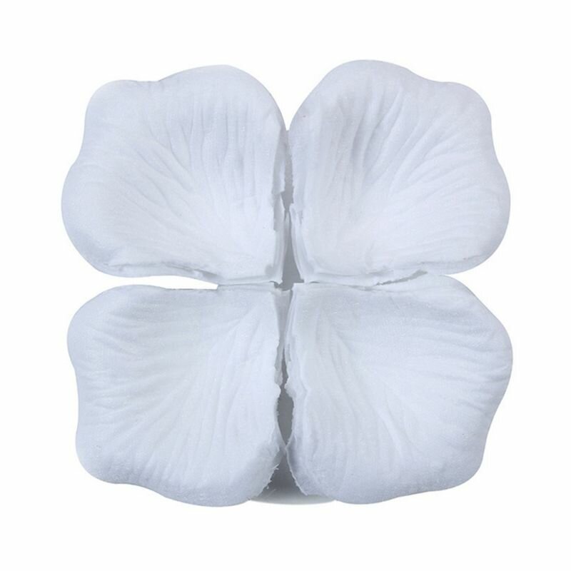 100peeces Искусственные лепестки роз для романтического украшения свадеб День Святого Валентина, дни рождения и ужины