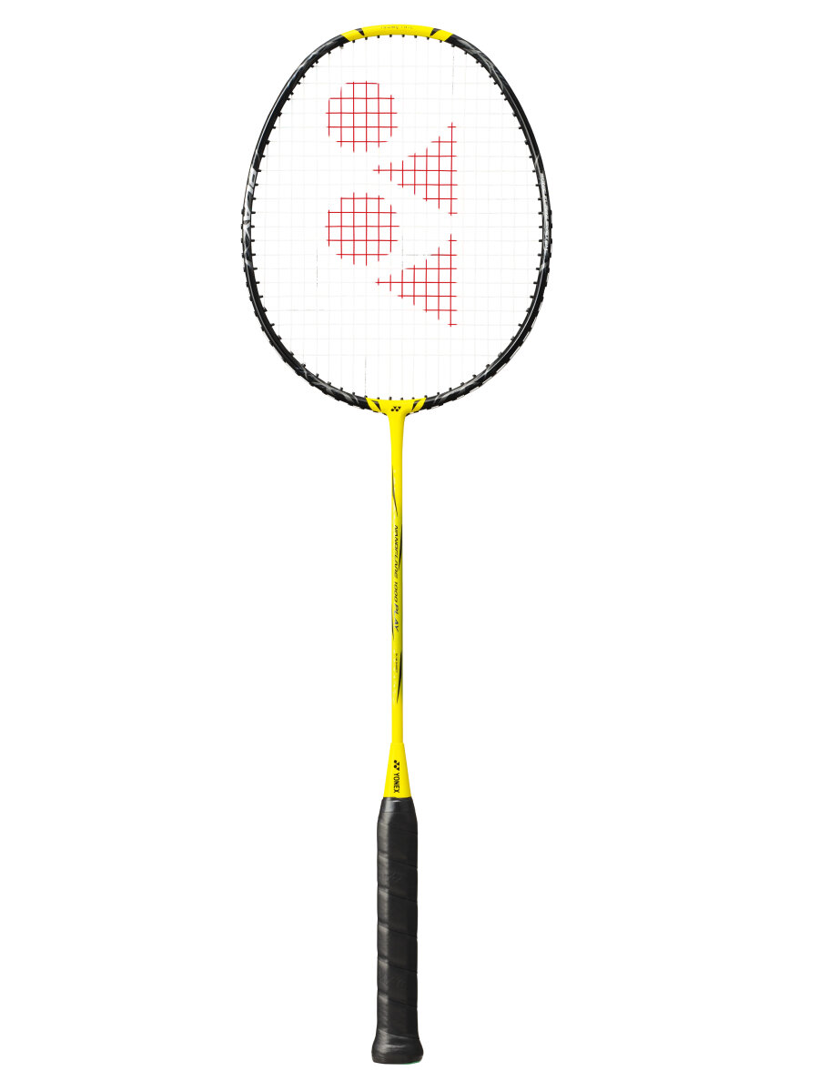 Ракетка для бадминтона Yonex Nanoflare 1000 Play с натяжкой, Yellow/Black, 4U/6G
