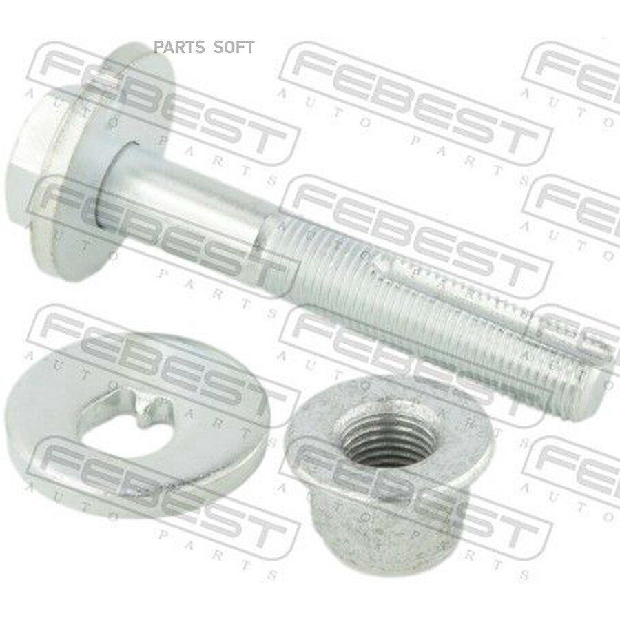 Болт эксцентрик Nissan Teana (J31) 03- (ремкомплект) \ FEBEST 0229-016-KIT FEBEST 0229016KIT | цена за 1 шт