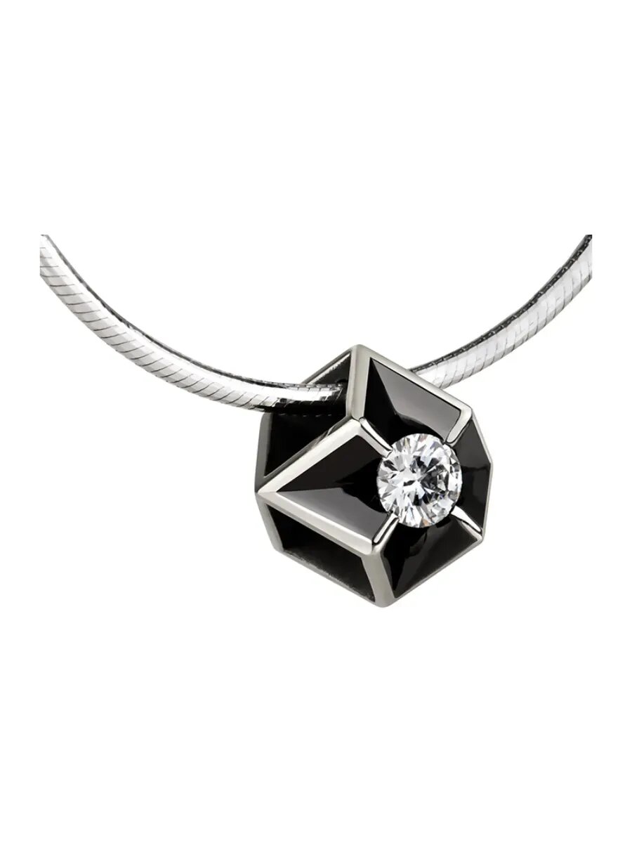Колье, 585 проба, бриллиант