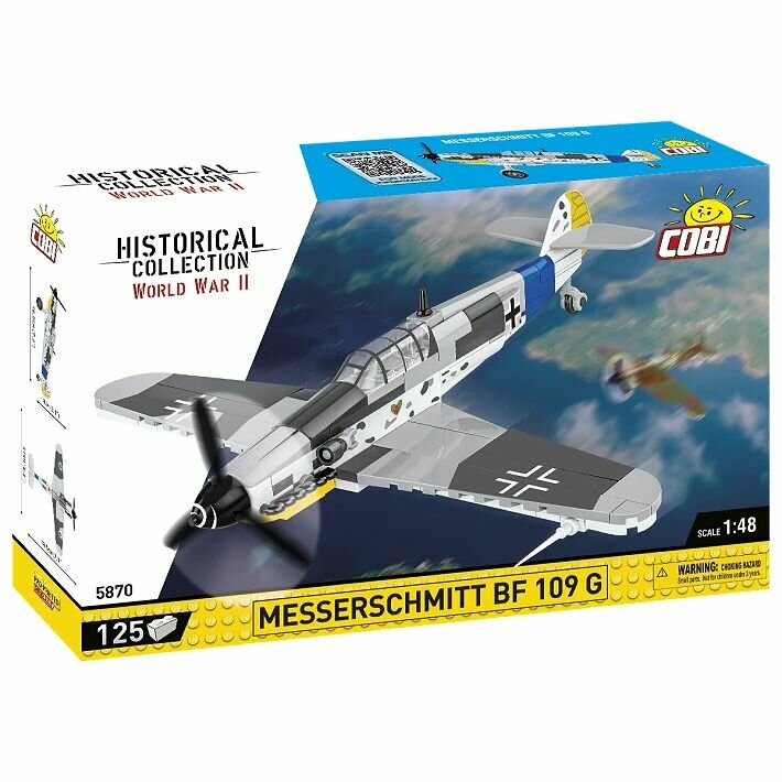 Конструктор Cobi Historical Collection World War II - Истребитель Messerschmitt Bf 109 G, 125 эл. - 5870