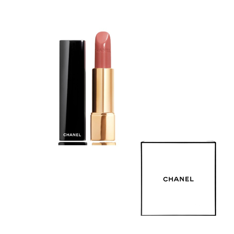 Бальзам для губ женский CHANEL Dazzling Charm, оттенок #196 - À DEMI-MOT, черная тюбик, увлажняющий блеск