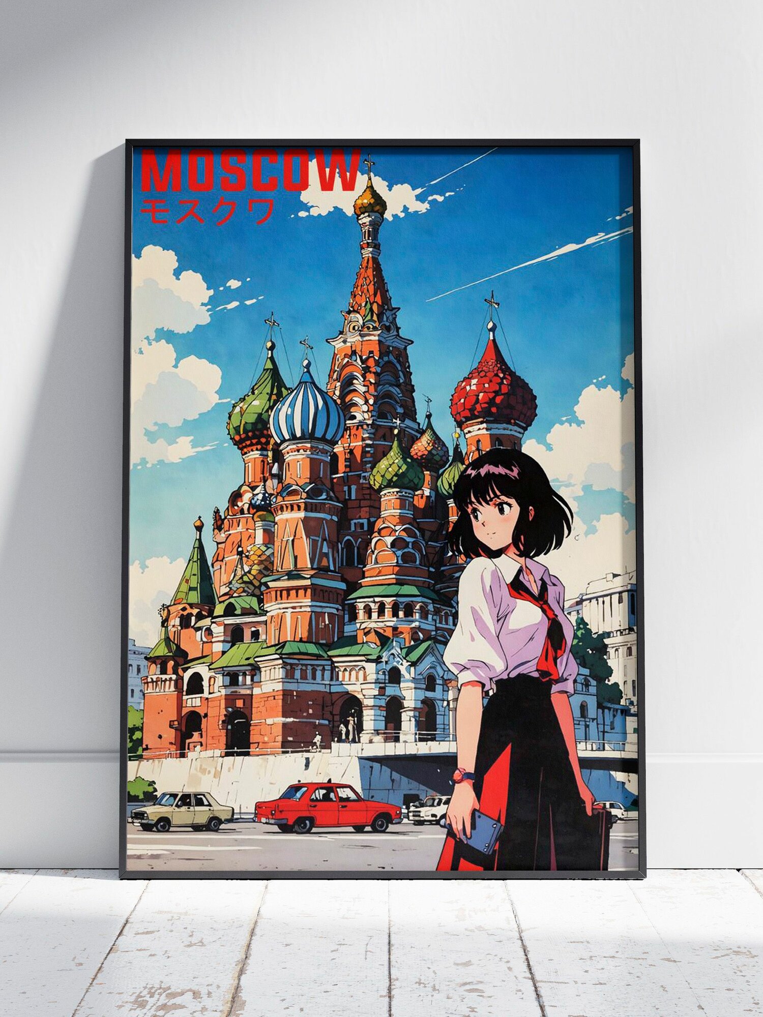 Плакат на стену для интерьера Интерьерные стили (Аниме Ретро 26) - Постер по дизайну помещений формата A4 (21x30 см)