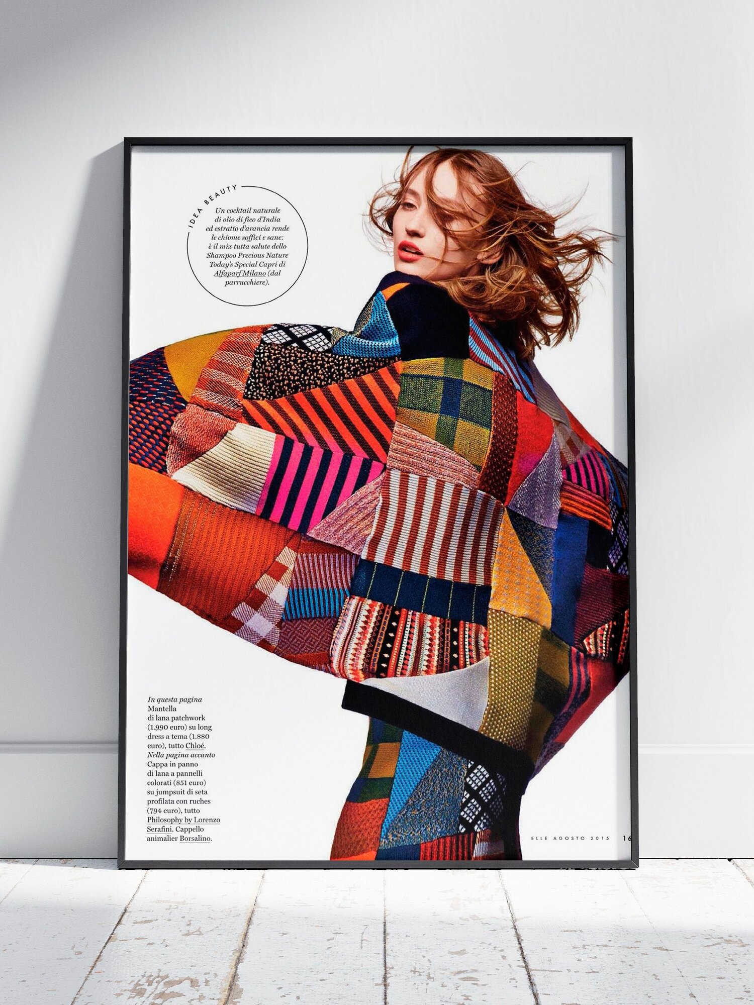 Плакат на стену для интерьера Стиль Пэчворк (Patchwork Style 5) - Постер по моде и эстетике формата A4 (21x30 см)