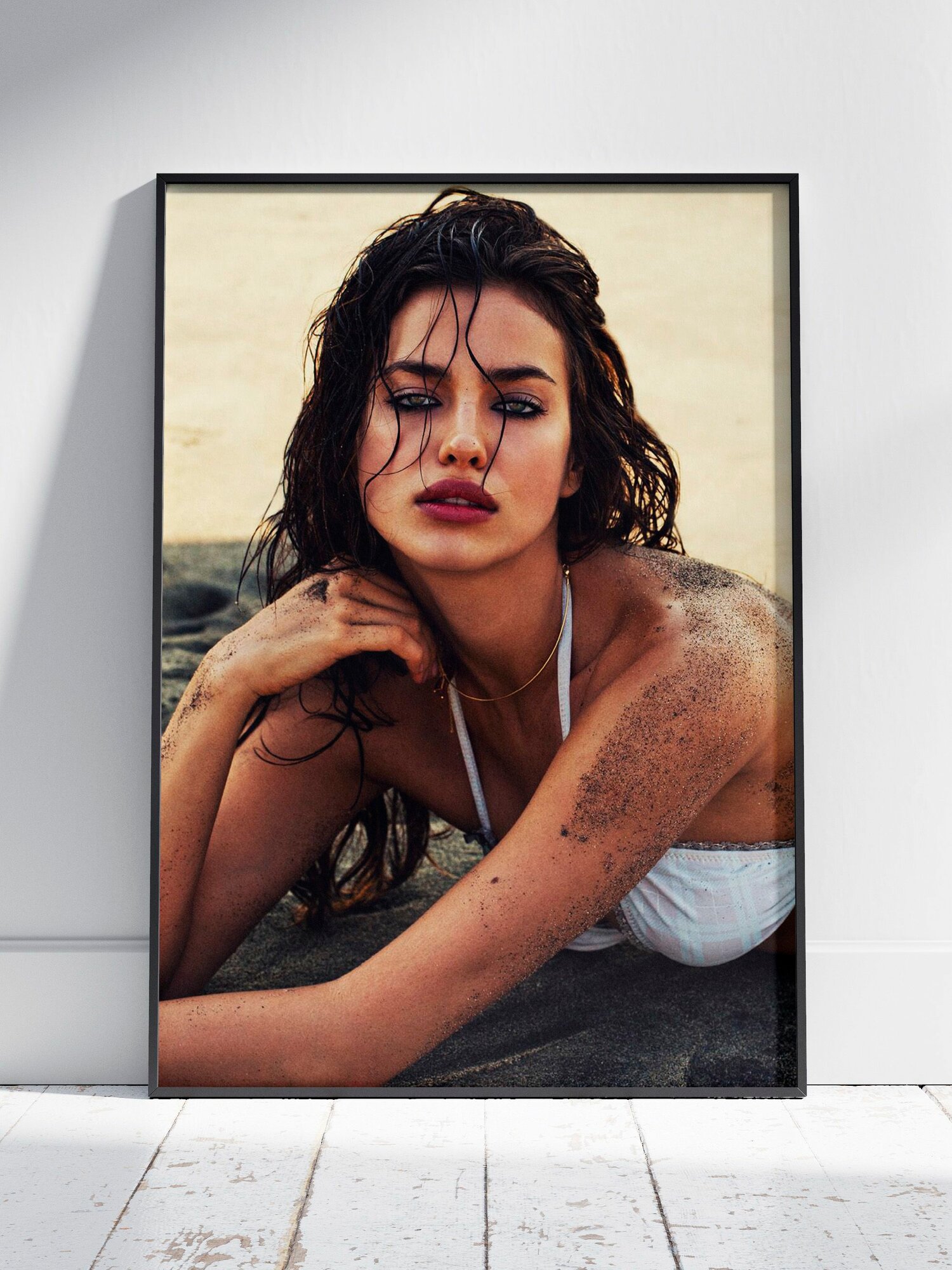 Плакат на стену для интерьера Ирина Шейк (Irina Shayk 7) - Постер по модели, бренду и моде формата A4 (21x30 см)