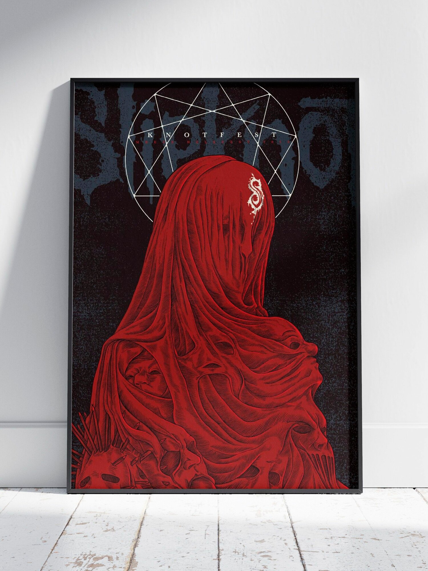 Плакат на стену для интерьера Слипкнот (Slipknot 14) - Постер по музыке и артисту формата A4 (21x30 см)