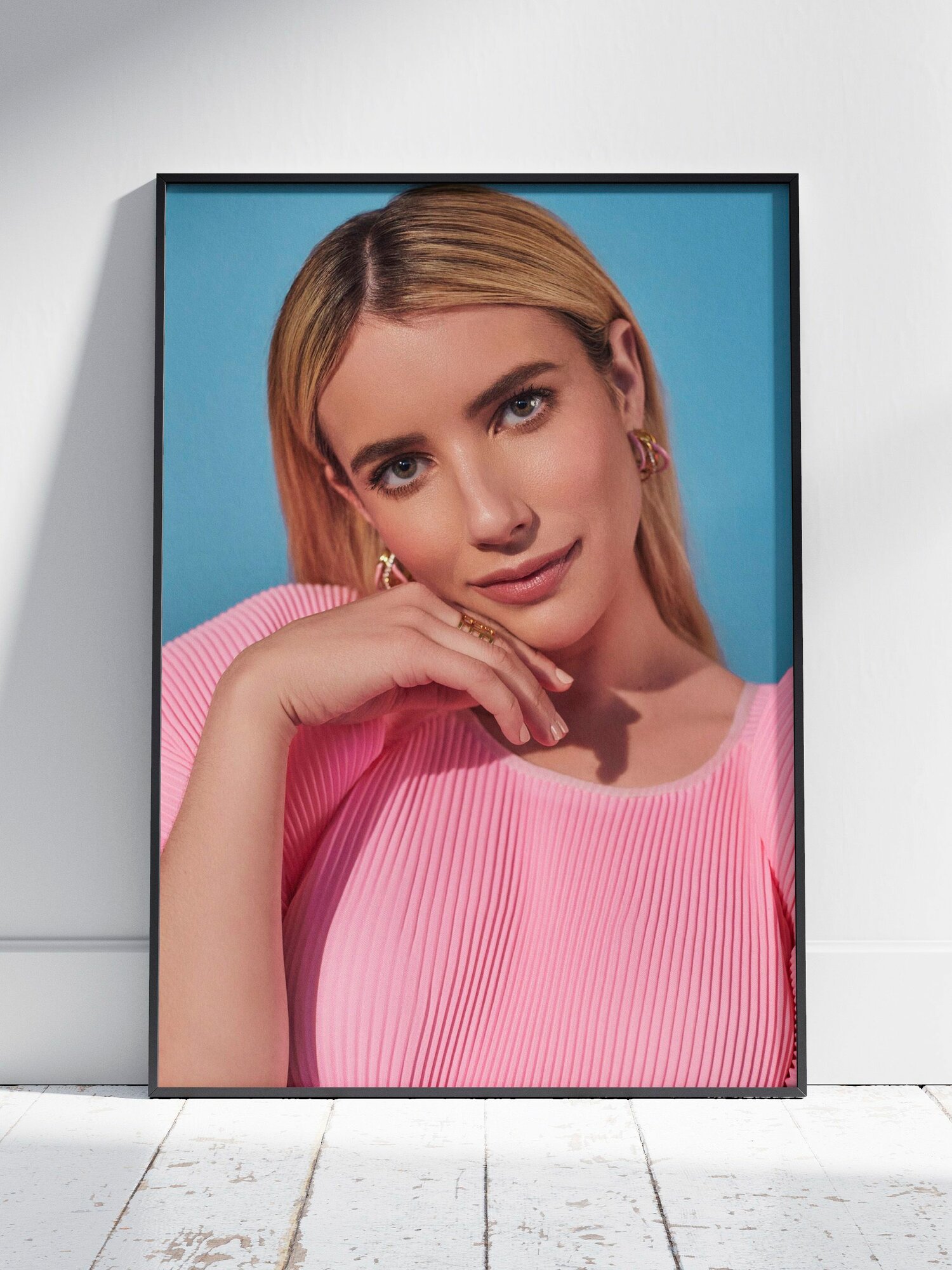 Плакат на стену для интерьера Эмма Робертс (Emma Roberts 2) - Постер по актеру фильма, кино, сериала формата A4 (21x30 см)