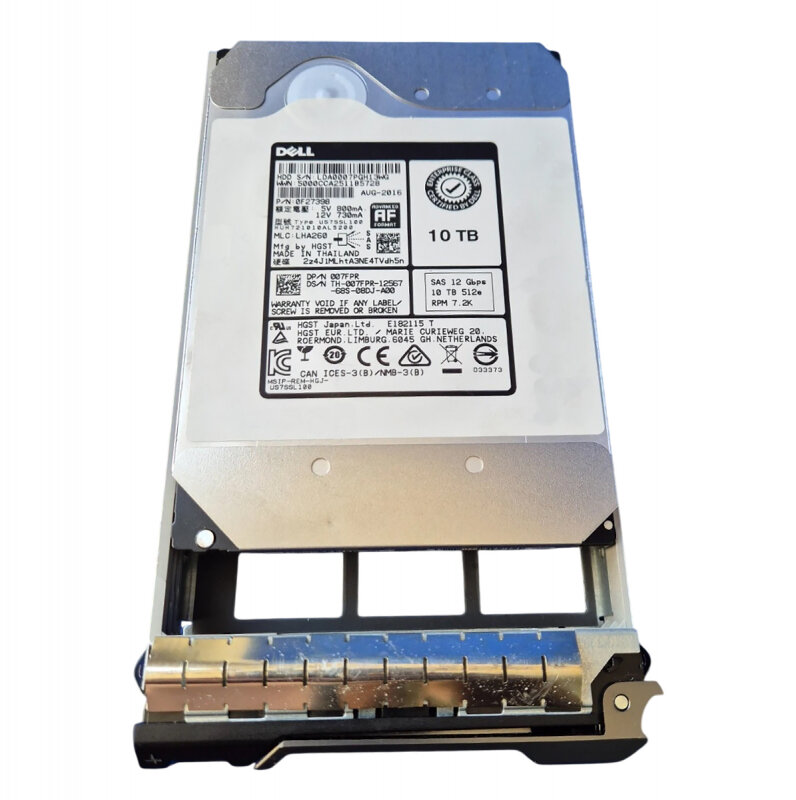 Жесткий диск Dell 07FPR 10TB 7200 SAS 3,5" HDD