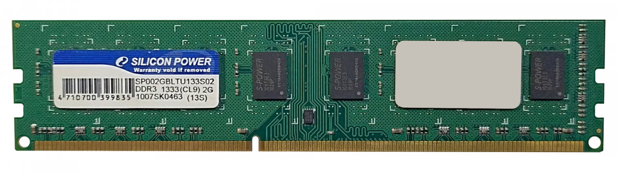 Оперативная память Silicon Power SP002GBLTU133S02 DDRIII 2Gb