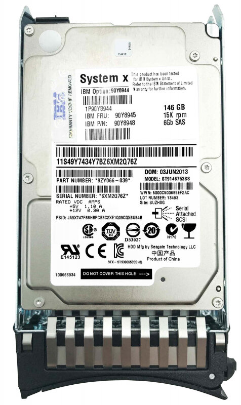 Жесткий диск IBM 90Y8945 146Gb 15000 SAS 2,5" HDD
