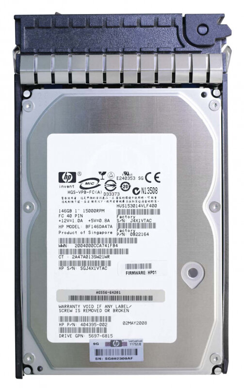 Жесткий диск HP EVA 454410-001 146,8Gb Fibre Channel 3,5" HDD
