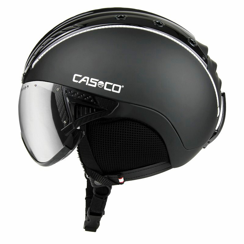 Шлем CASCO SP-2 Photomatic Visor с визором (XL (60-62) /07.3762/ Black + SNOWmask 2 Visor Chrome)