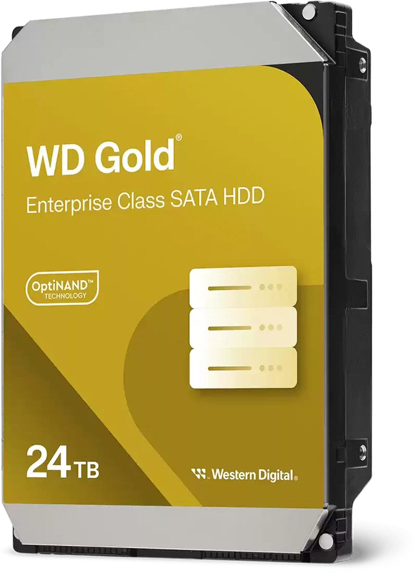 Жесткий диск HDD 24Tb Western Digital SATA-III, 512Mb, 7200rpm, WD Gold (WD241KRYZ)