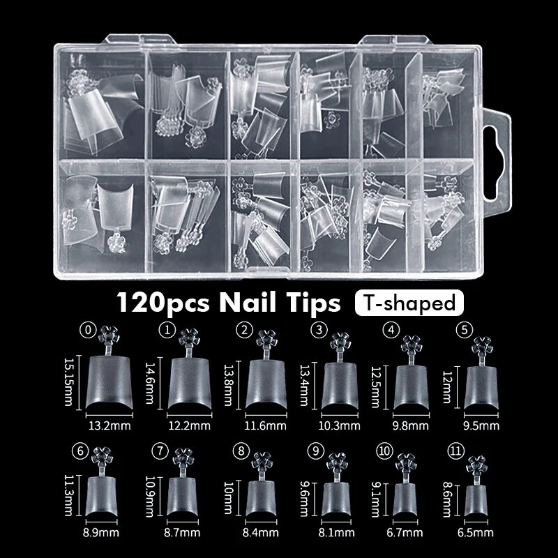 120 шт. гелевые накладные ногти миндалевидной формы Chunshu 120pcs01