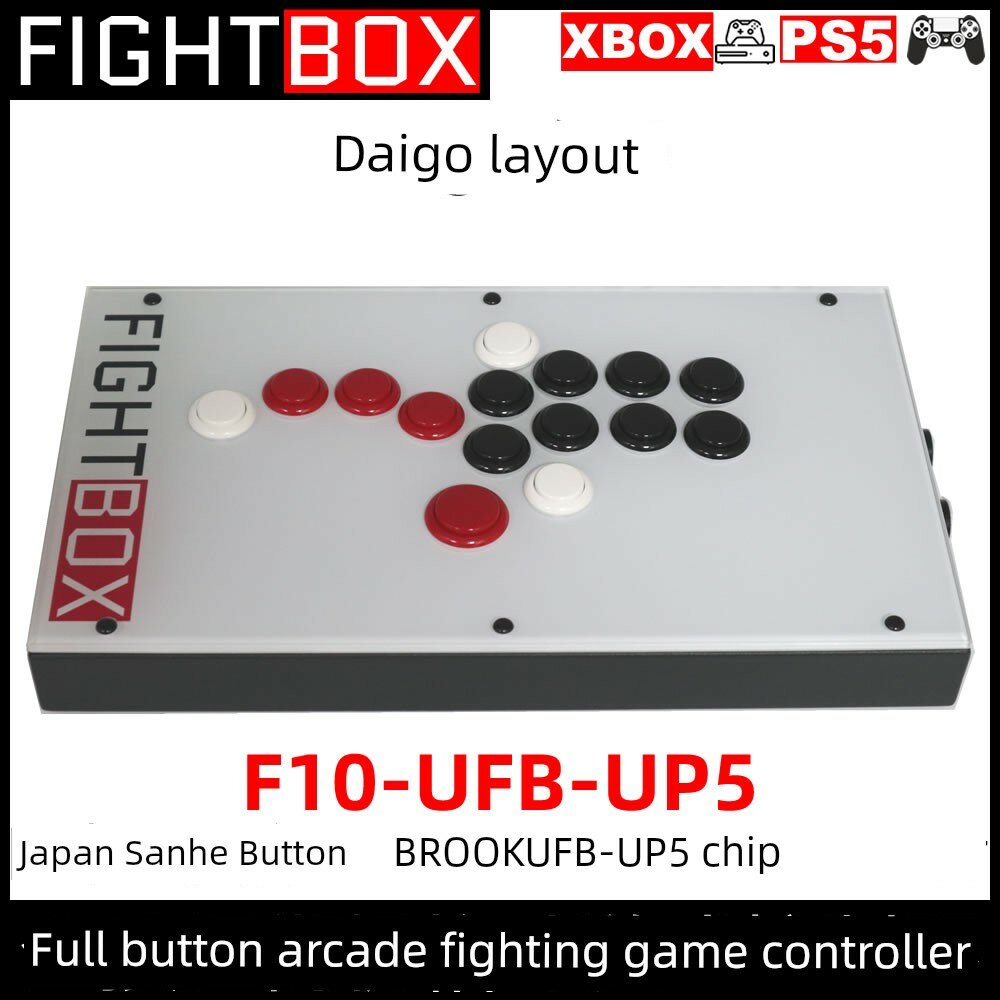 Все-кнопочный аркадный контроллер FIGHTBOX для UFB-UP5, 10-кнопочный комбо совместимый со Street Fighter 3,