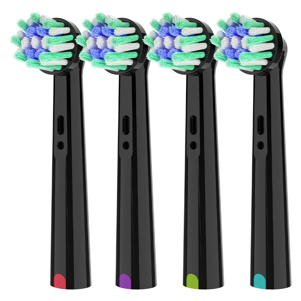 Насадки для Oral B, Black-4 PCs, 4 шт.