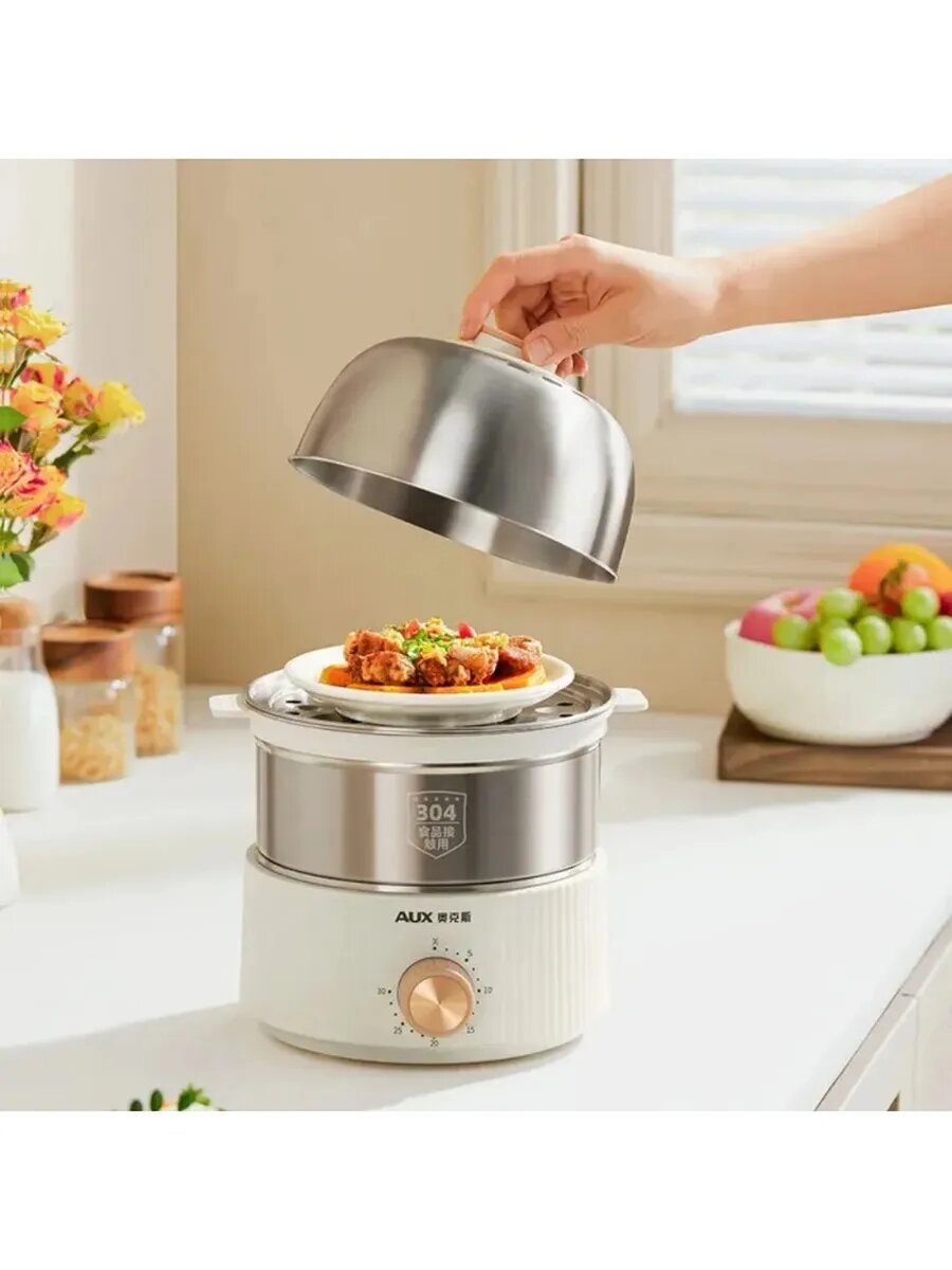 Household Egg Cooker Timed Egg Boiler Breakfast Machine — фото 1